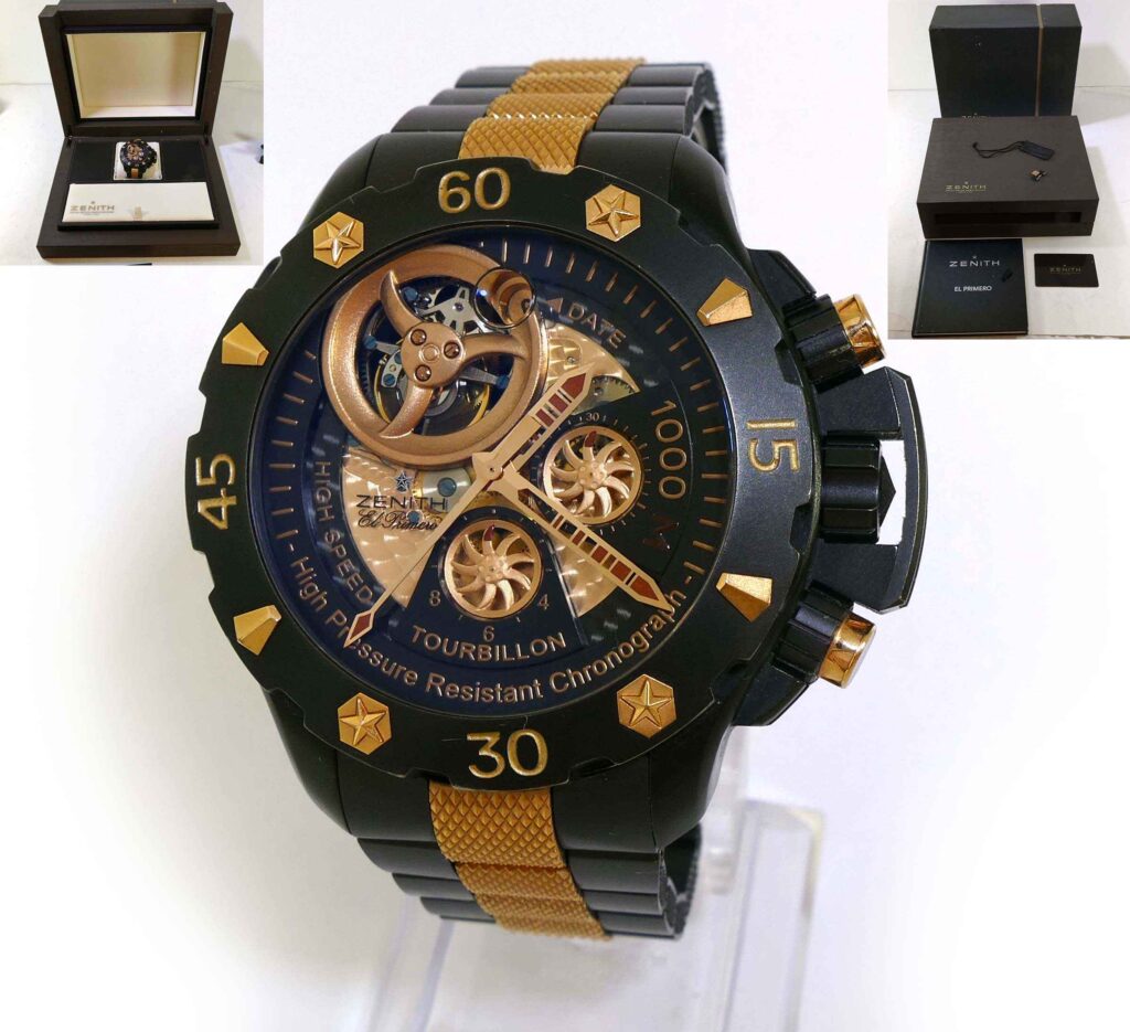 Zenith Defy Xtreme Tourbillon Rose Gold 46mm 96.0528.4035/21.M528 Box ...