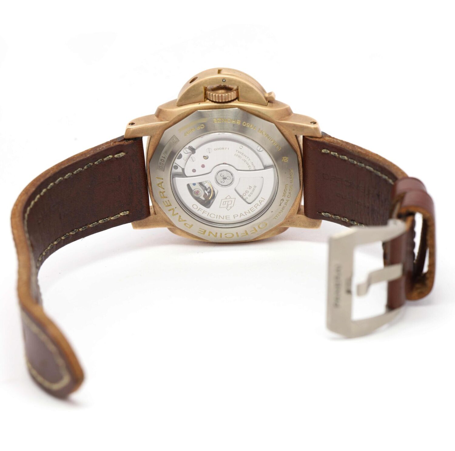 Panerai Luminor Submersible 1950 Bronzo PAM00507 47MM Green Dial Box Papers