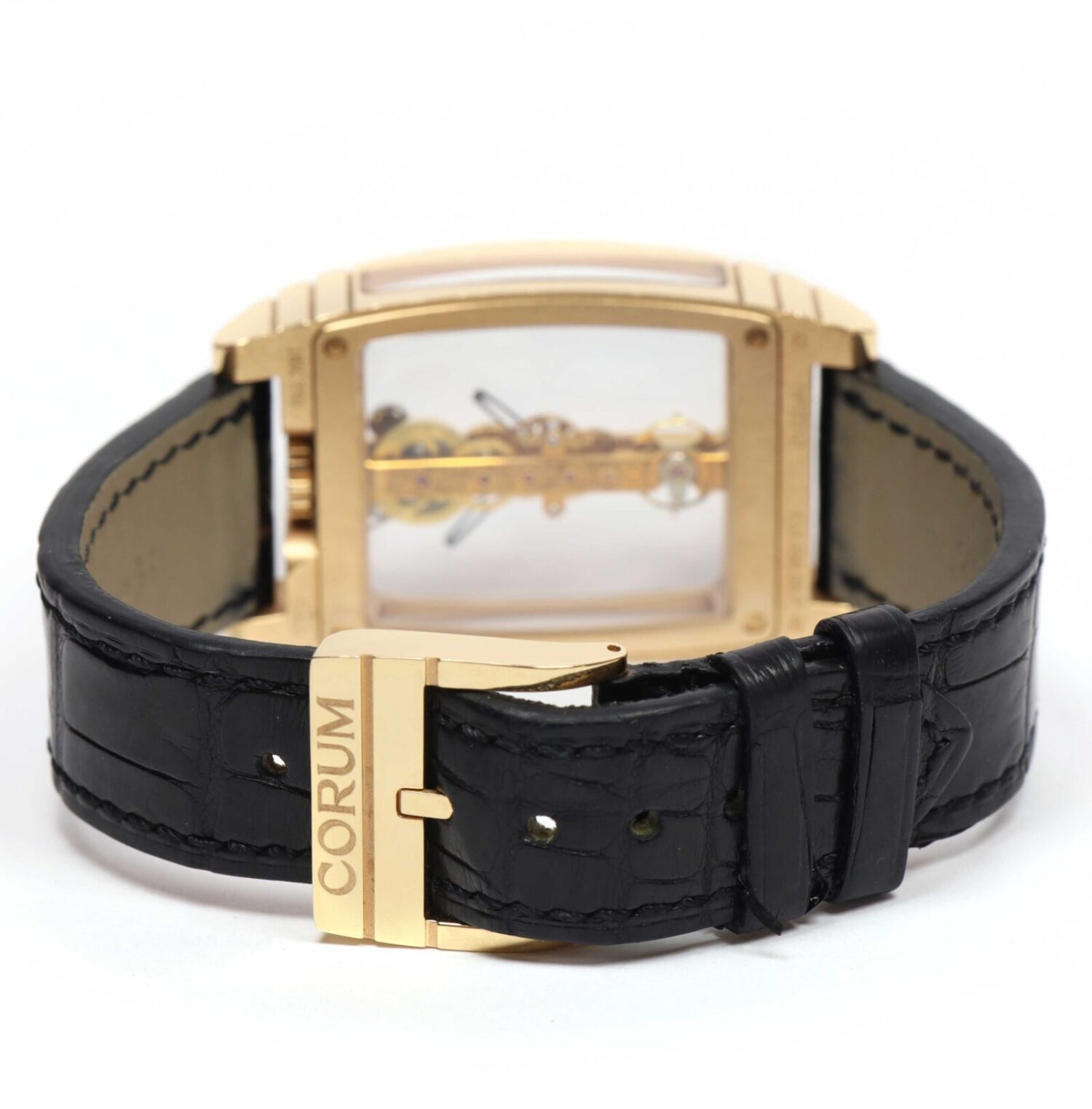 Corum Golden Bridge Skeleton 113.550.55 32MM X 50.5MM 18K Rose Gold