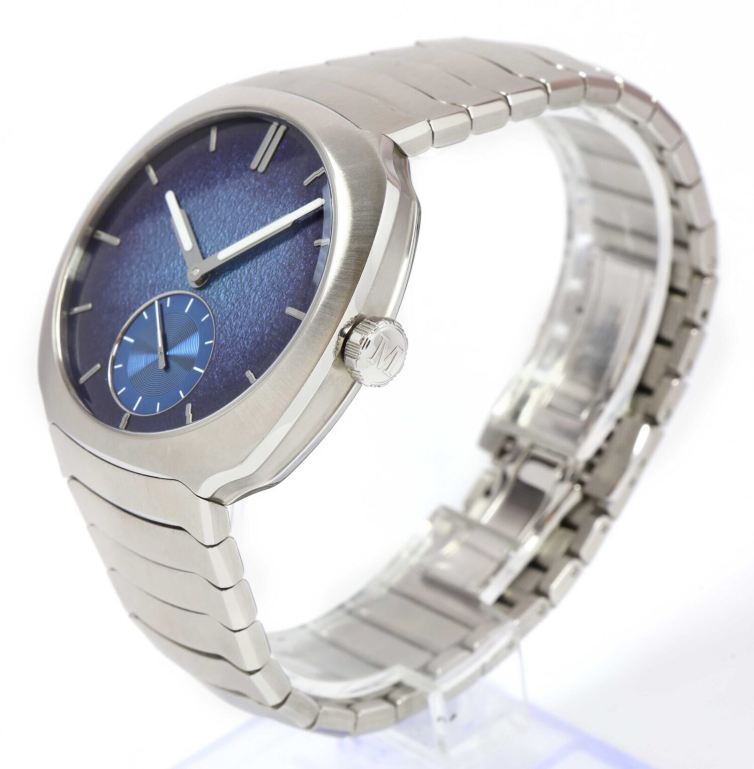 H.moser & Cie. Streamliner Small Seconds 6500-1200 39MM Blue Enamel Box ...