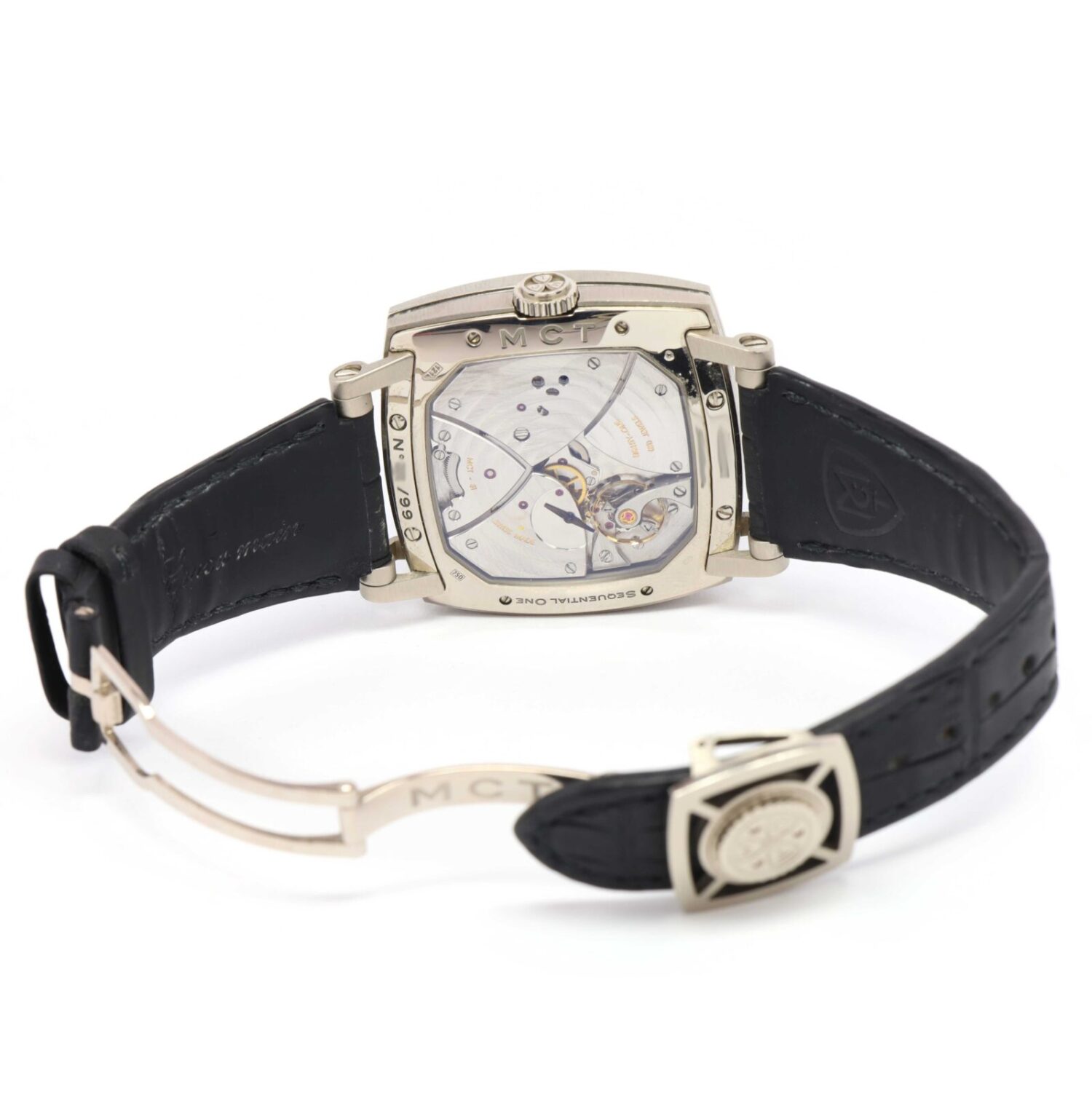 2012 Mct Sequential One 44MM Skeleton 18K White Gold Box Papers