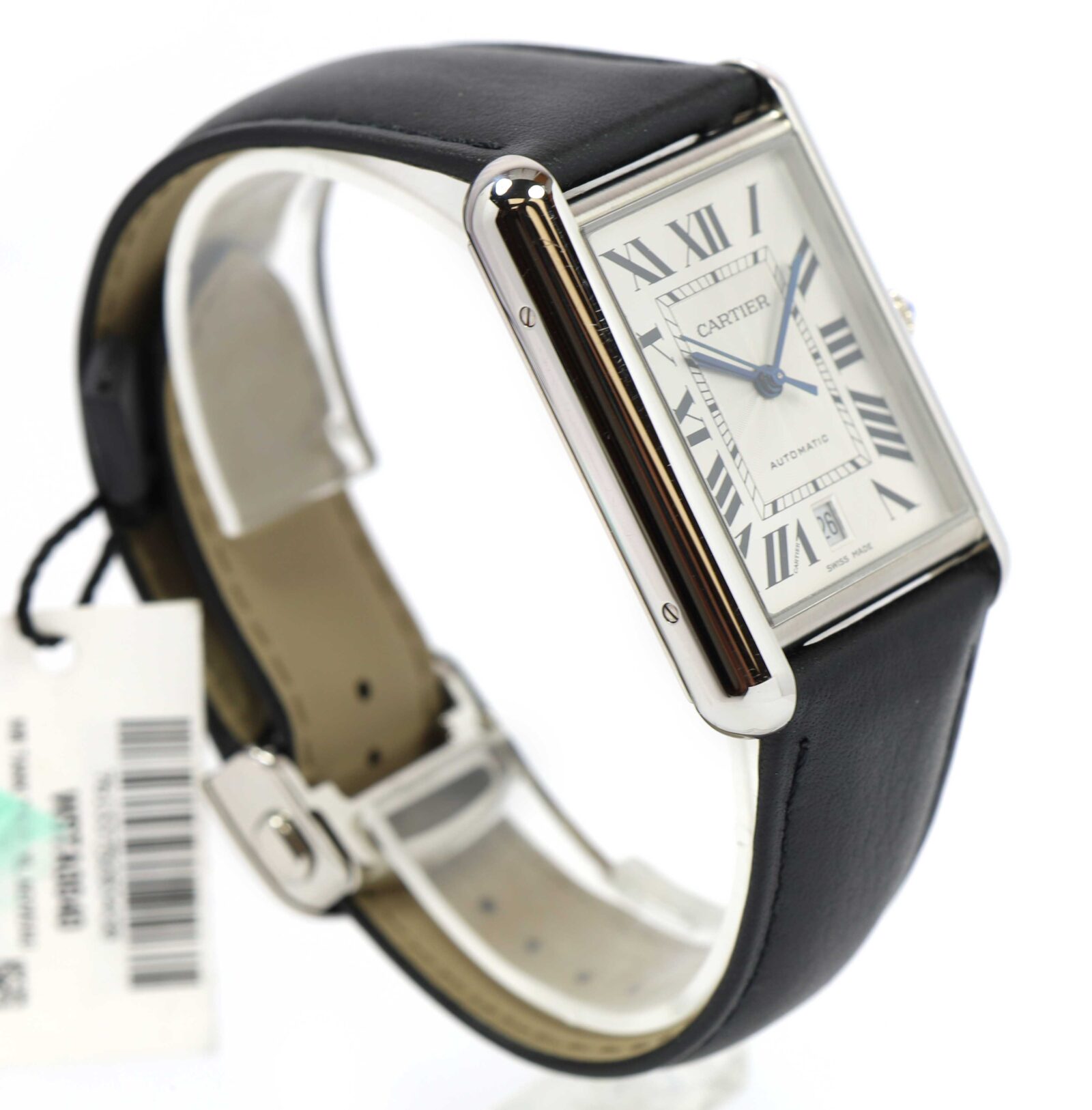 Mint Cartier Tank Must Extra Large WSTA0040 41MM White Steel Warranty Card