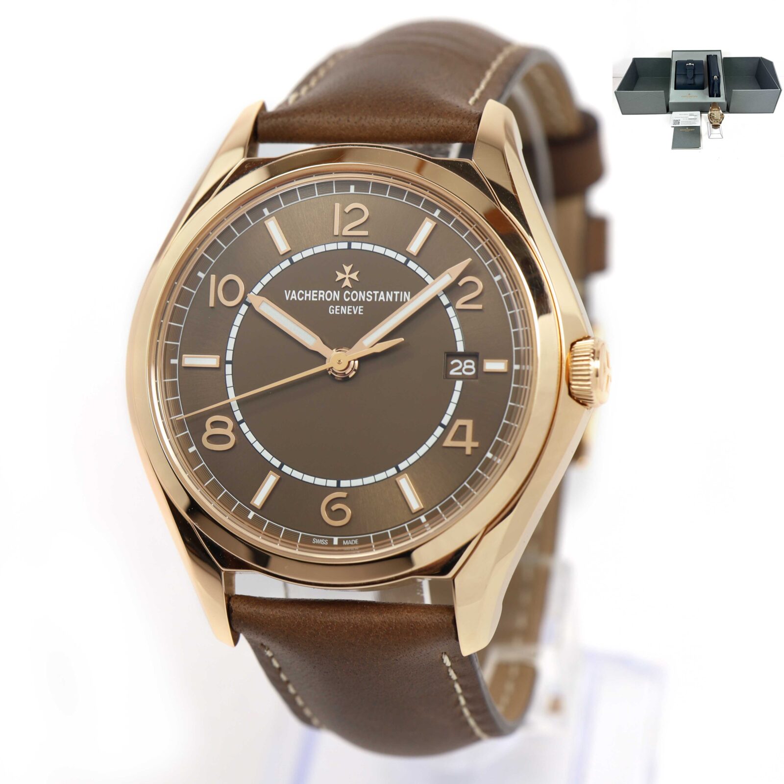 2025 Vacheron Constantin Fiftysix 4600E 40MM Brown Dial 18K Rg Box Papers